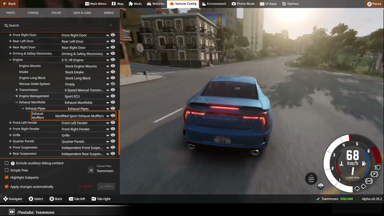Backfire Mod 0.0042 - BeamNG.drive