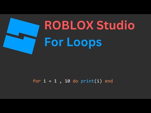 👨💻 | Learning Lua | ROBLOX Studio | For Loop 🔁