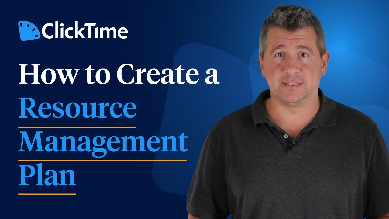 How to Create a Resource Management Plan