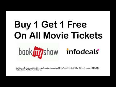 Buy 1 Get 1 Free On All Movie Tickets at bookmyshow