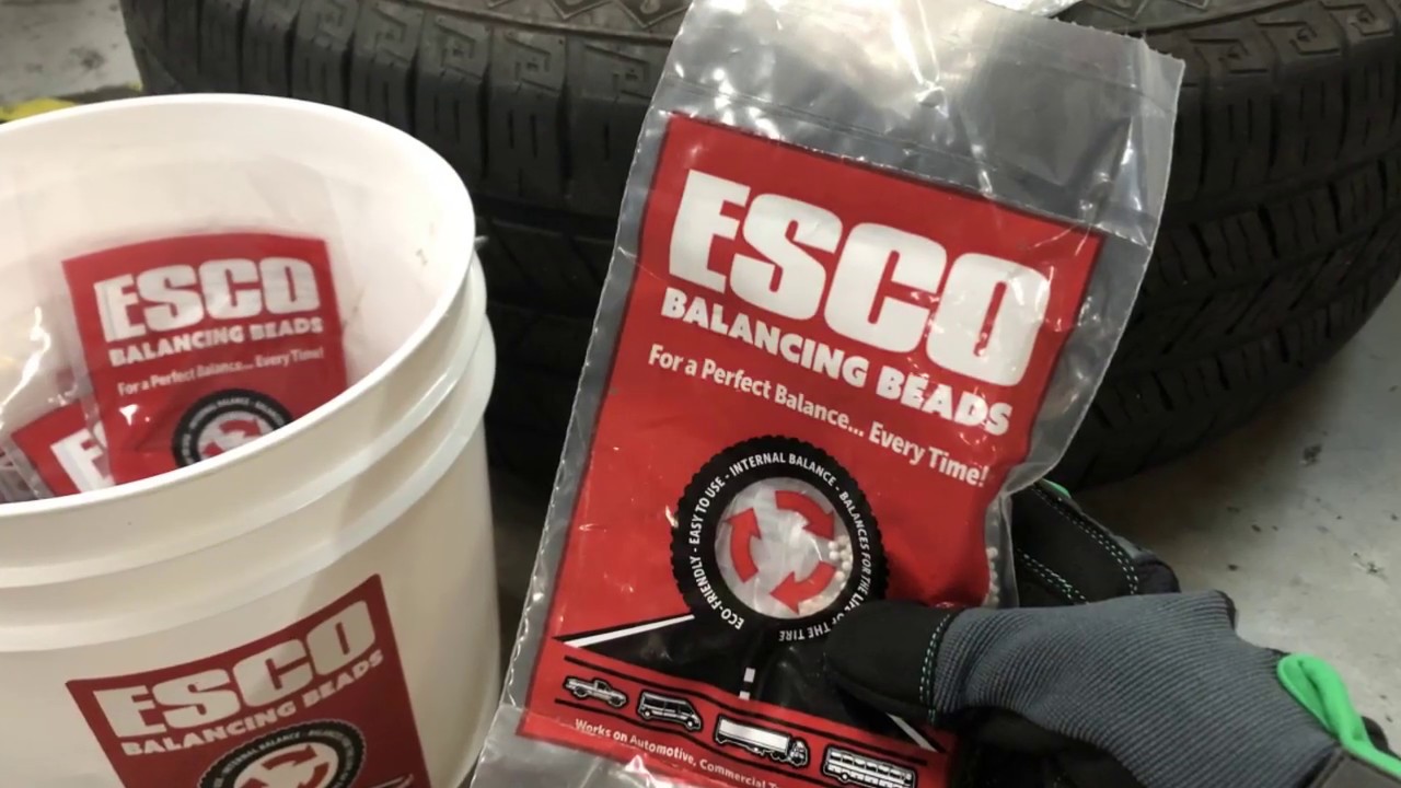 What are tire balancing beads?