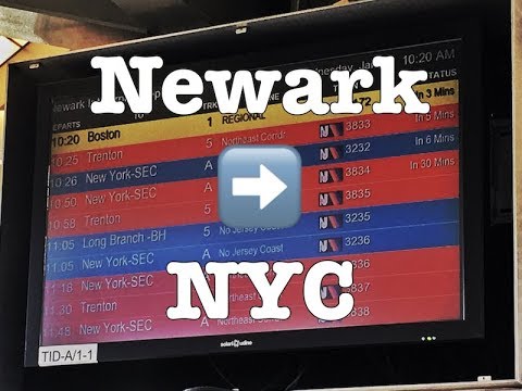 How to get from Newark Airport to Manhattan (EWR - NYC)