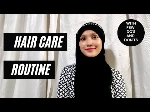 My Hair Care Routine || Hair Care Routine for Straight Hair || With few DO's and Don'ts ~ Razina