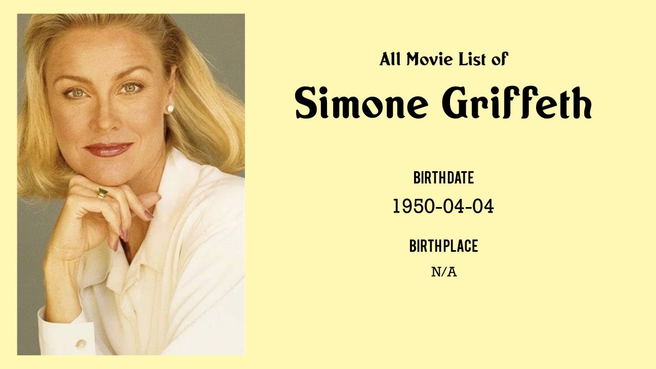 Simone Griffeth Movies list Simone Griffeth| Filmography of Simone Griffeth