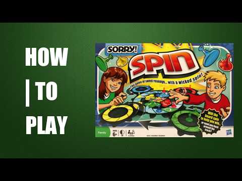 How To Play Sorry Spin Board Game By Hasbro