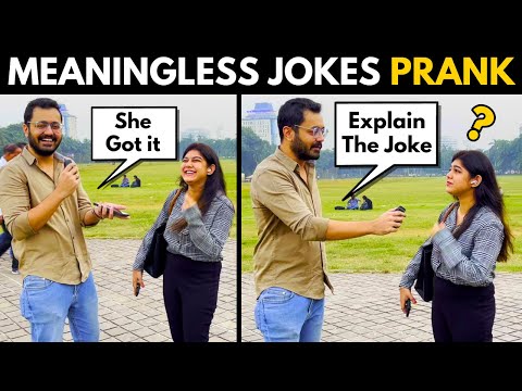 PEOPLE TRY TO EXPLAIN MEANINGLESS JOKES 😂 | HILARIOUS REACTIONS | BECAUSE WHY NOT