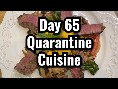 Cooking Pan Seared Filet with Baby Broccoli Home with Chef Lisa Schoen - Day 65 Quarantine Cuisine
