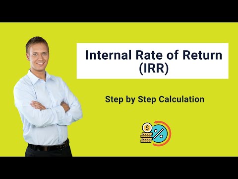 Internal Rate of Return (IRR) | Formula | Calculation with Example