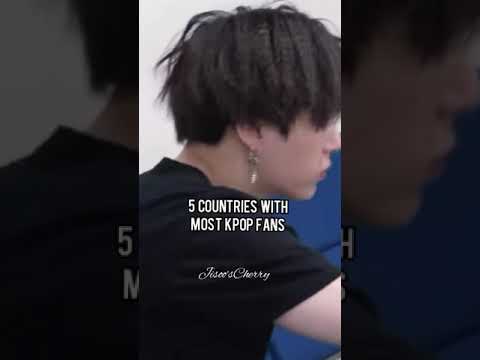 5 countries with most kpop fans✨#shorts#mykpop#jisooscherry