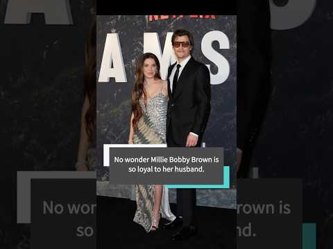 No wonder Millie Bobby Brown is so loyal to her husband.