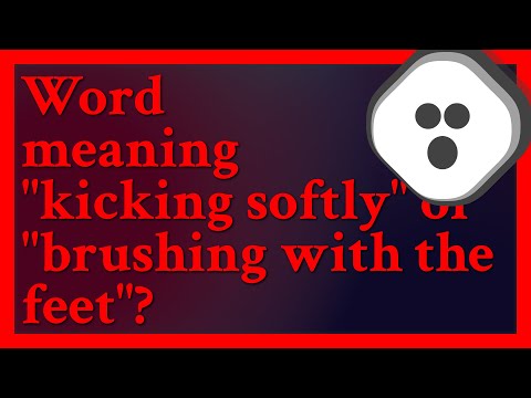 Scuffing is a good choice here. It means to shuffle or scrape your feet along the ground (Diction...