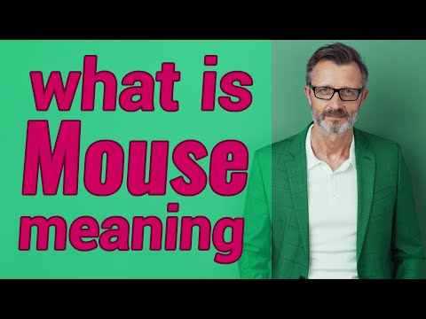 Mouse | Meaning of mouse