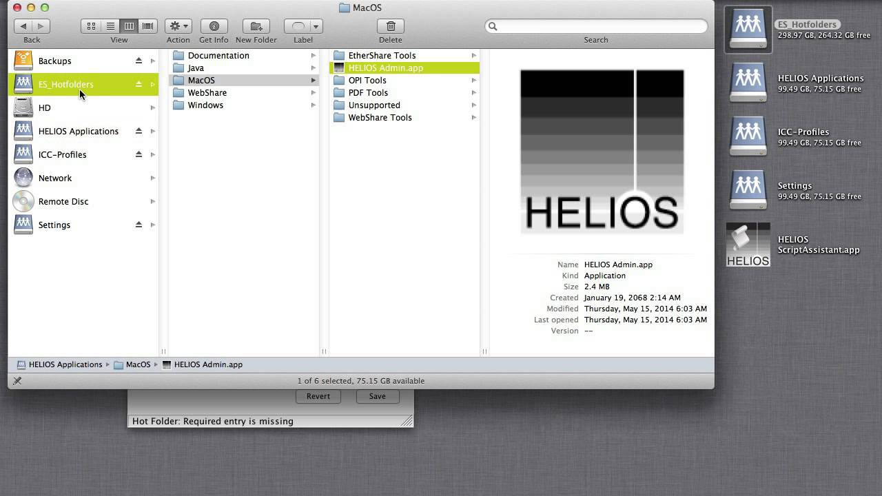 Workflow automation using HELIOS ScriptAssistant