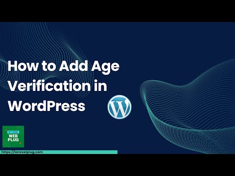How to Add Age Verification in WordPress