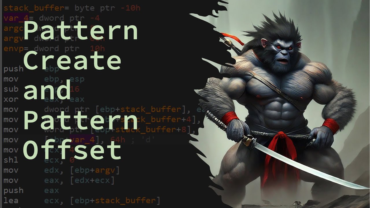 Buffer Overflow Basics: Using pattern_create and pattern_offset to Find EIP