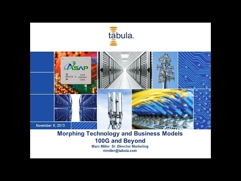 Morphing Technology and Business Models at 100Gbps and Beyond