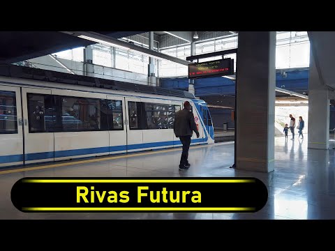 Metro Station Rivas Futura - Madrid 🇪🇸 - Walkthrough 🚶