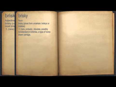 What does brisky mean?