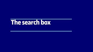 Get to know the Library's search engine