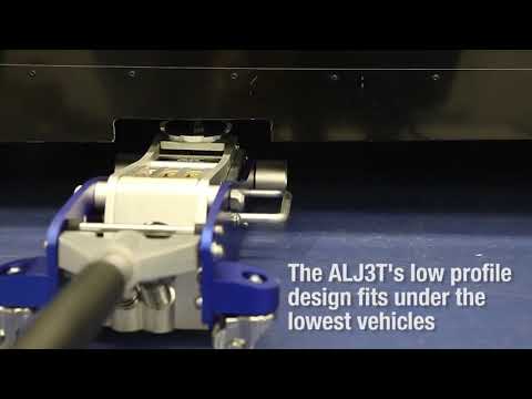 Blackline by Arcan 3-Ton Aluminum Quick Rise Low-Profile Service Floor Jack Model# ALJ3TB