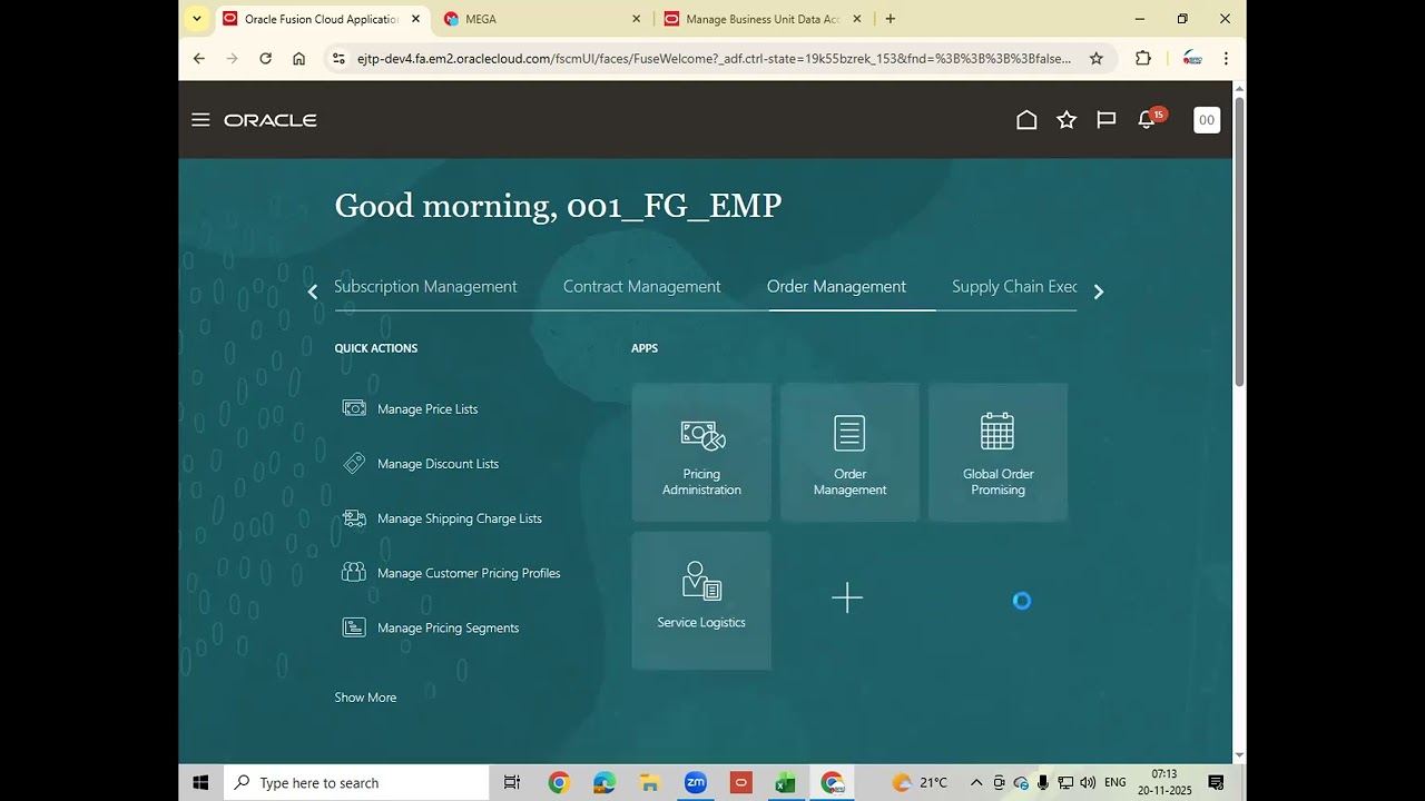 Oracle Fusion Cloud Pricing Segment, Pricing Strategy and Customer Creation