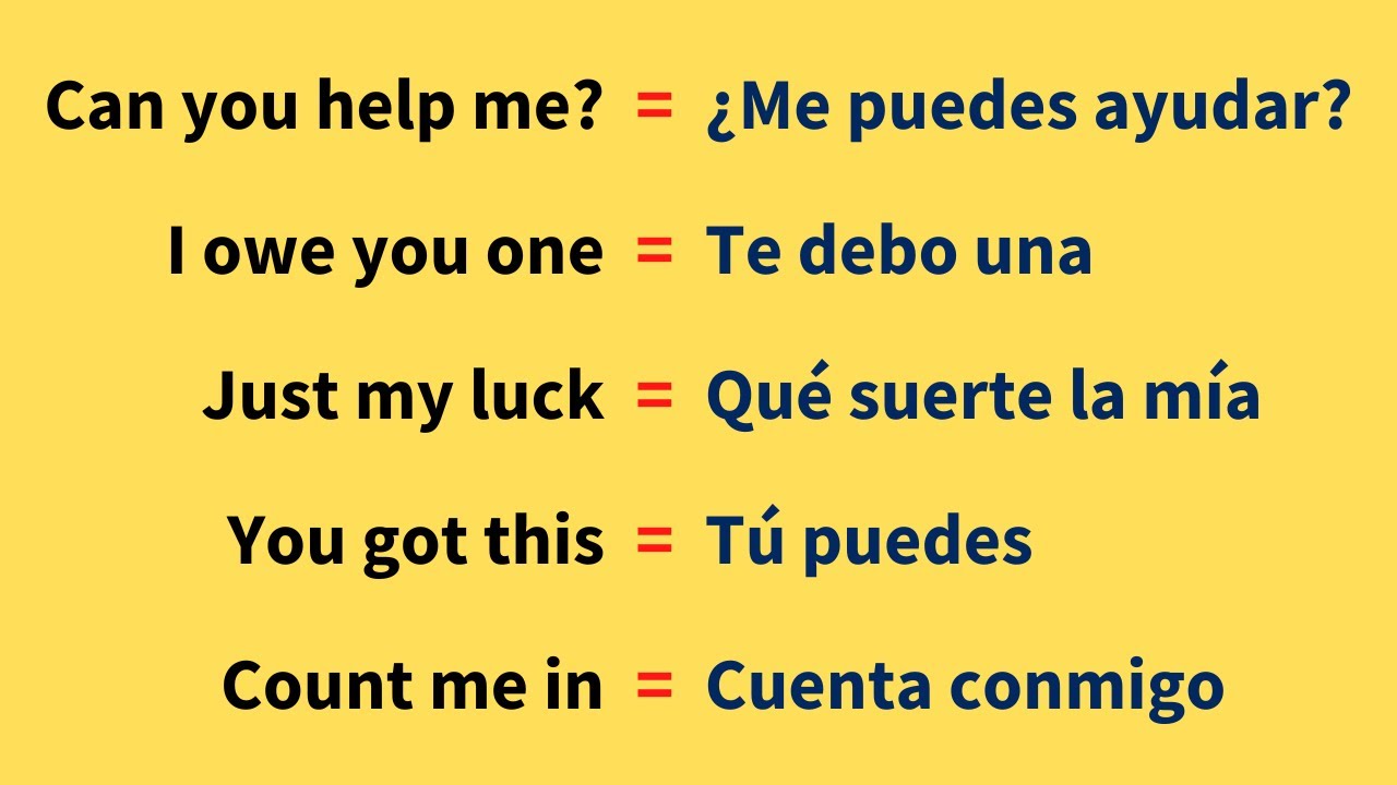 25 ORACIONES Comunes en Inglés | Aprende INGLÉS AMERICANO
