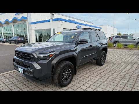 2025 Toyota 4Runner SR5 less than 2,000 miles on it traded for 2025 Honda Ridgeline