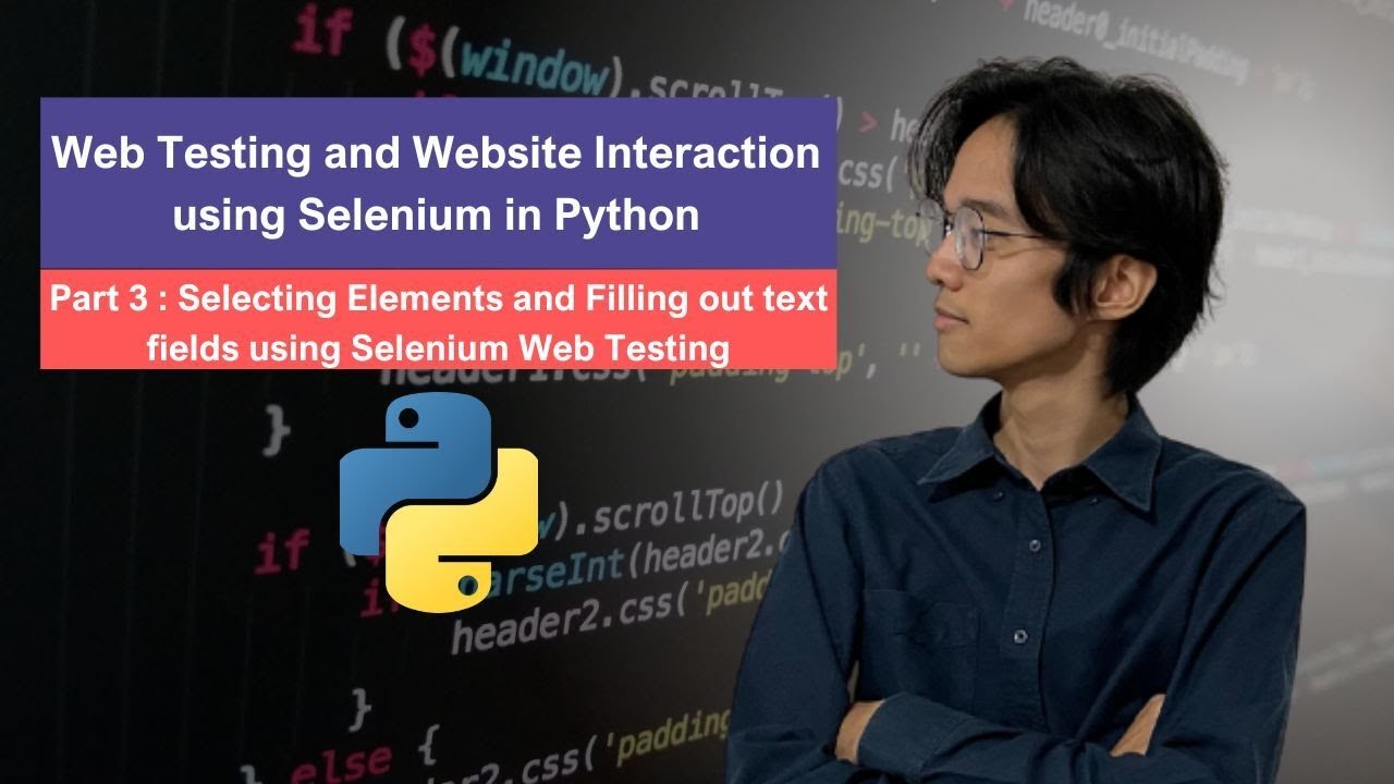 Web Testing and Website Interaction using Selenium in Python | Part 1
