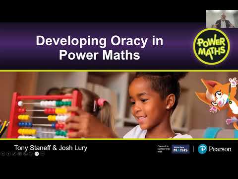 Developing oracy in Power Maths with Tony Staneff