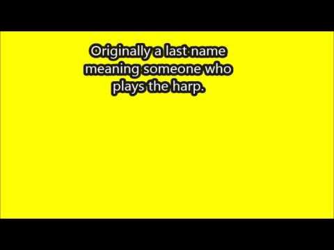 Meaning Of The Name Harper