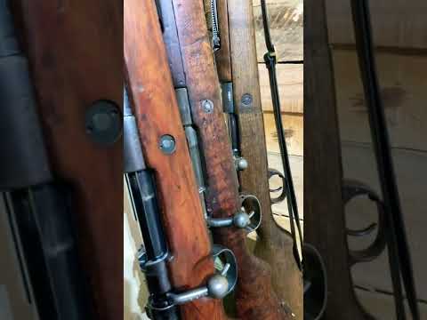 3 Mauser Actions rifles 8mm