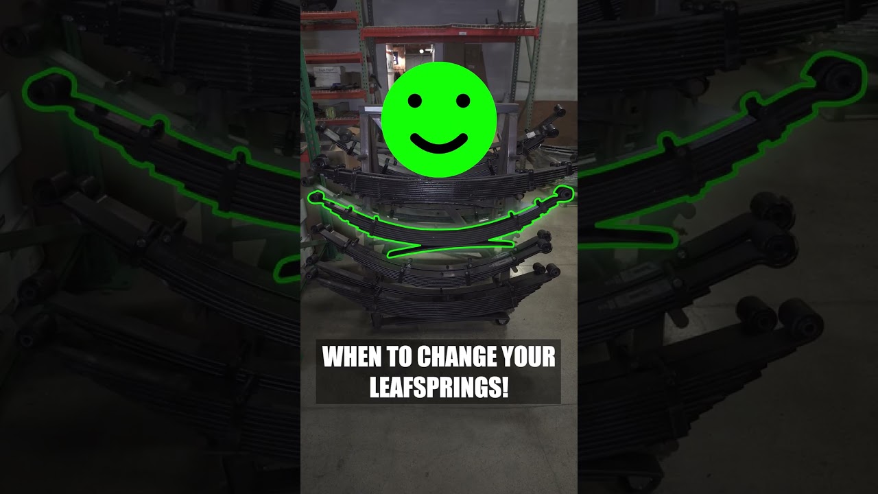 Are Your RV LEAF SPRINGS SMILING Back At You? IF NOT... #rvupgrades #leafspring #suspension #rvlife