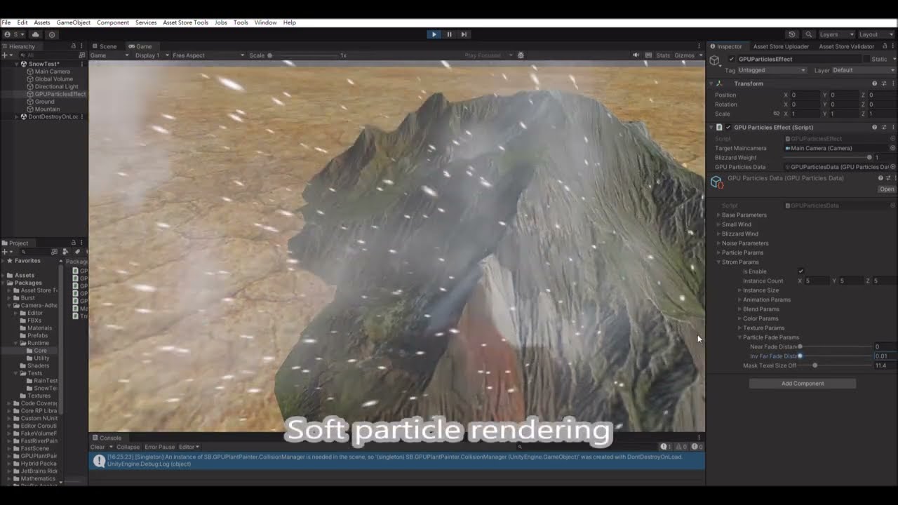 Camera AdherentGPUParticles