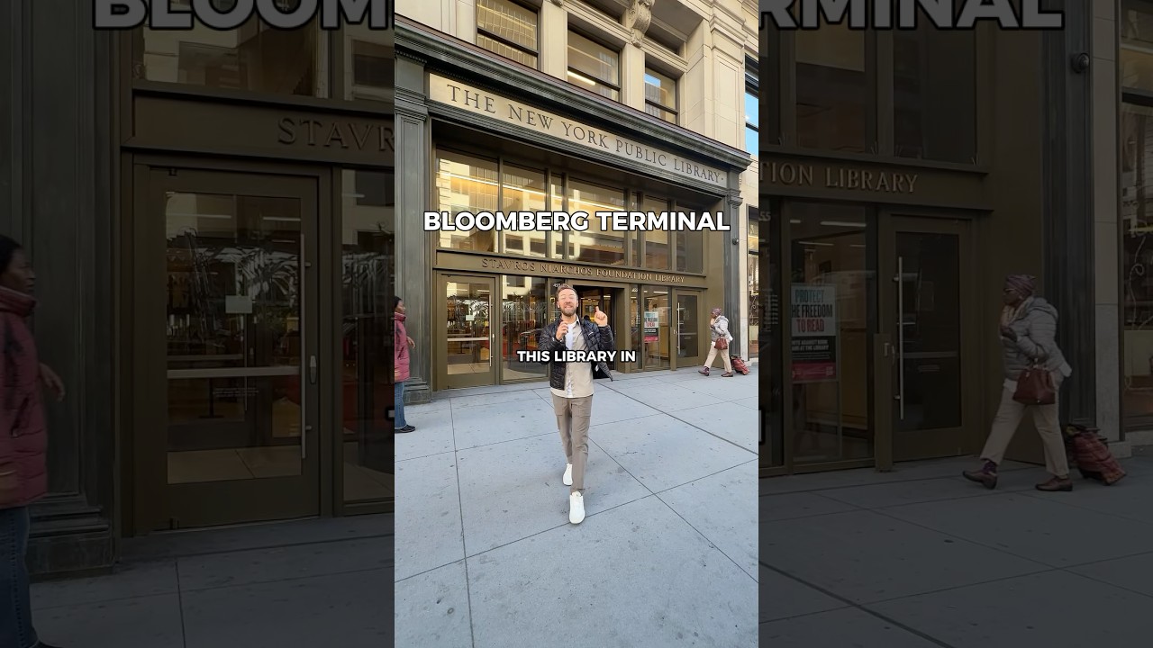 FREE Bloomberg terminal in NYC public library #nyc #bloomberg #library
