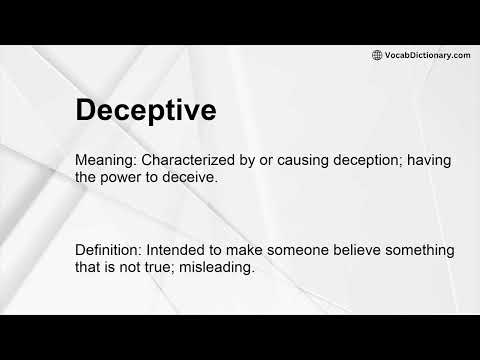 Deceptive Meaning