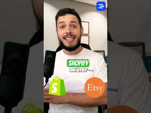 How to Sell Your Shopify Products on Etsy (Quick & Easy) #ecommerce #easychannel #shopify #etsy