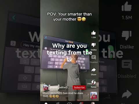 Texting from the tv