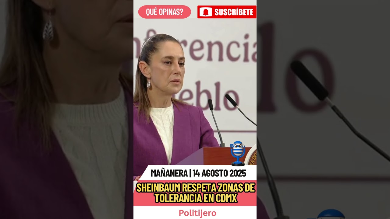 Sheinbaum: Zonas de consumo de marihuana son decisión local #Politijero