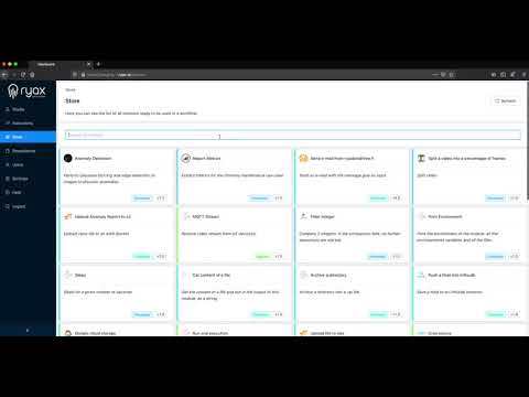 Ryax Platform walkthrough - Twitter sentiment analysis use-case