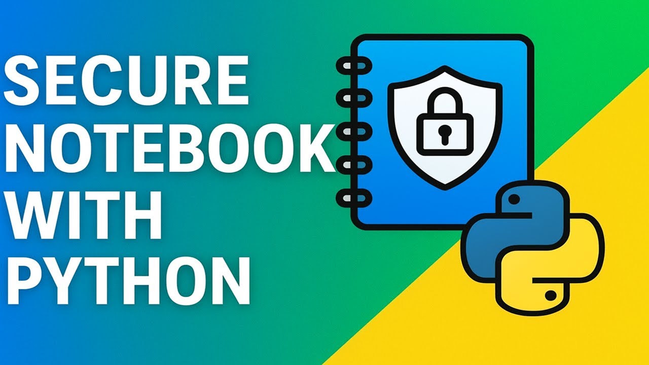 Secure Notebook with Python | Encrypted Notes App Project