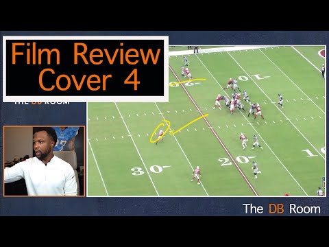 FILM Review: How to Play cover 4 defense in the NFL!!