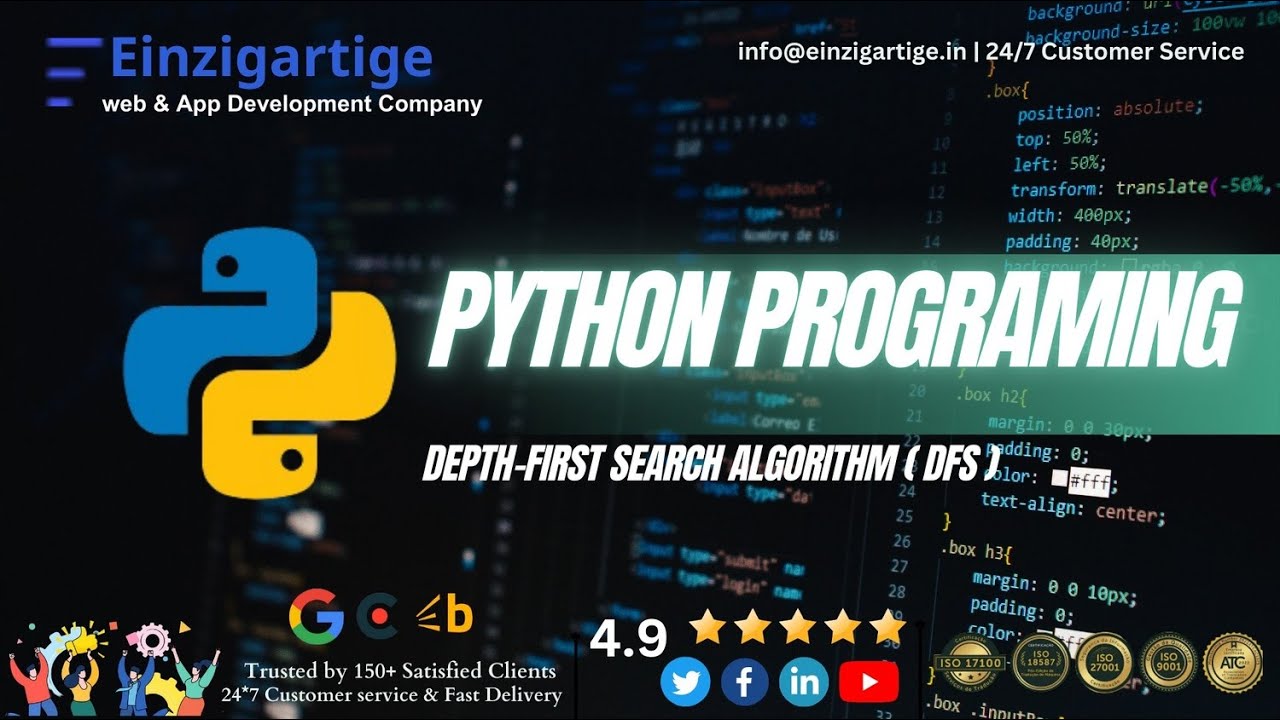 Python Algorithms: Part 4 | Depth First Search (DFS) Explained Step by Step (Recursive & Iterative)