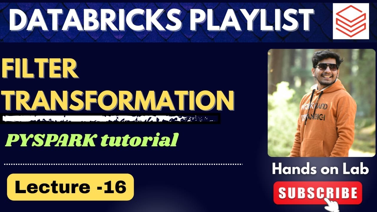 16. PySpark Filter in Databricks | Databricks Playlist