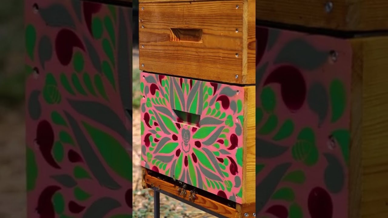 Bees at work | BE-HIVE Project #shorts #bee #hive #custom #programming