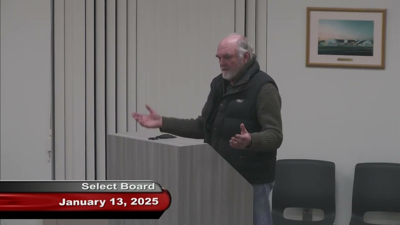 Select Board Meeting January 13, 2025