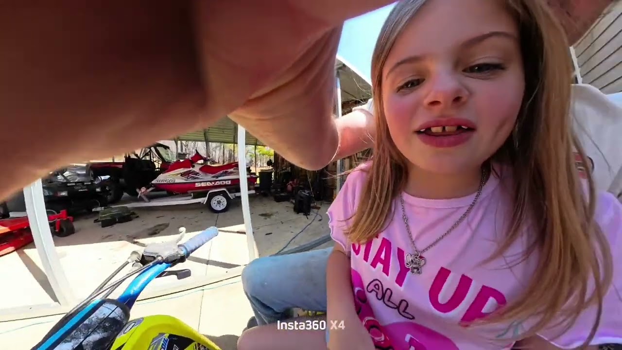 Backyard shenanigans with kids!