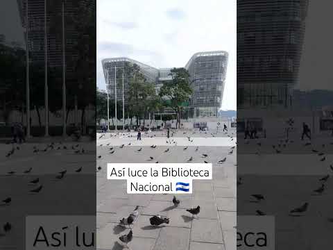 Así luce la nueva biblioteca nacional en El Salvador 🇸🇻