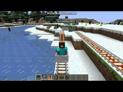 Massive Minecart track Minecraft Project