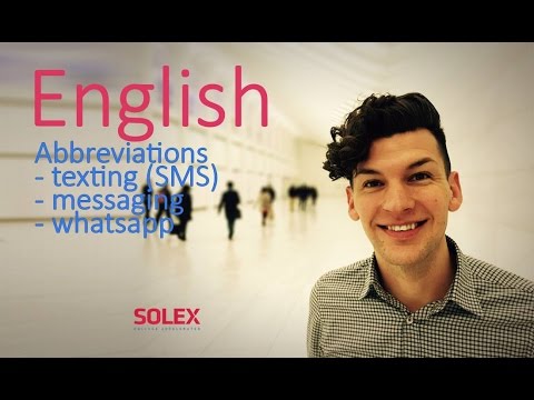 Abbreviations for Messaging (SMS), Chatting and Whatsapping