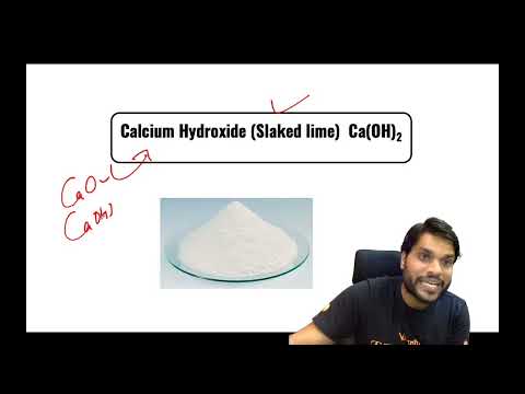 Calcium Hydroxide (Slaked Lime) Ca(OH)²